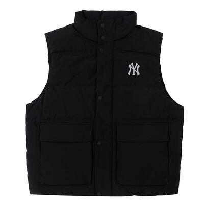 MLB羽绒马甲男女款情侣运动服