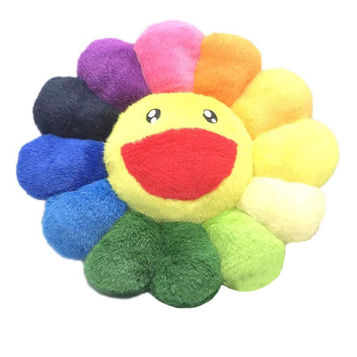 日本太阳花毛绒靠垫抱枕抱枕