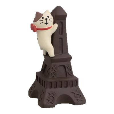 日式zakka情人节巧克力系列猫咪食玩面包店装饰可爱桌面小摆件