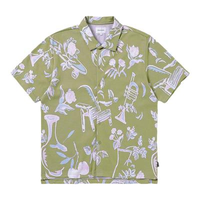 thisisneverthat®Object Jacquard Button Up Top提花短袖衬衫