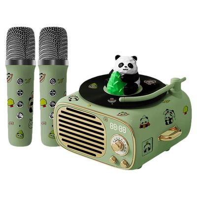 熊猫K歌蓝牙音箱迷你小型音响一体带话筒唱歌麦克风生日礼物女生