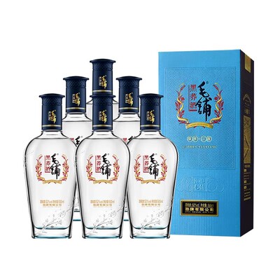 52度毛铺苦荞酒黑荞酒500ml*6瓶
