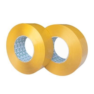 4卷包邮米黄封箱胶带纸快递打包