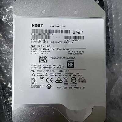 溢价-HGST 10TB 3.5寸 SATA 6Gb/s 企业级硬