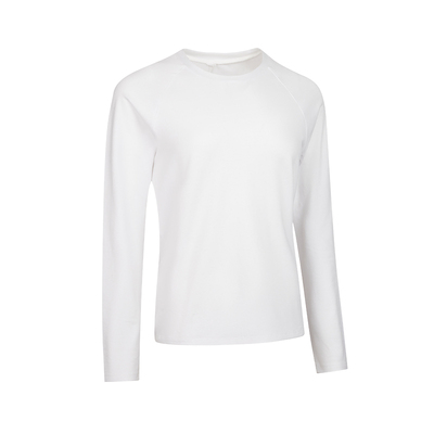 迪卡侬长袖亲肤吸汗宽松瑜伽服