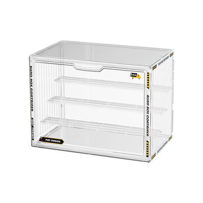 盲盒手办收纳展示透明大容量防尘