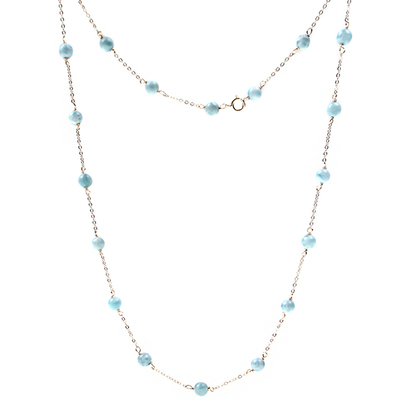 kream原创包金金拼接海纹石项链