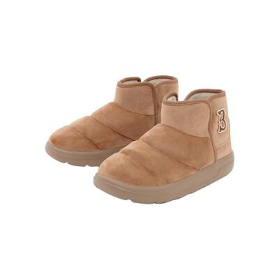 【自营】MLB女款休闲短靴纯色经典简约加绒雪地靴女鞋秋冬新款BCB