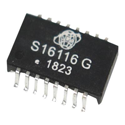 S16116G是一款热卖超薄型通用网络变压器电子元器件10/100M