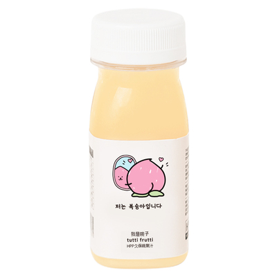 100%HPP久保桃子汁鲜榨水蜜桃