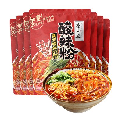 李子柒酸辣粉袋装四川272g×7袋