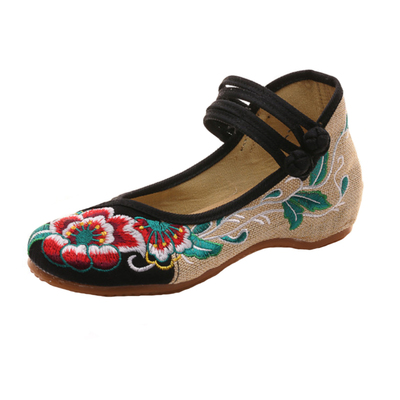 老北京女民族风舞蹈布鞋
