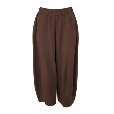 容子木ROSEMOO25春商场同款柔软双层针织廓形松紧腰裤RSS1KC209B