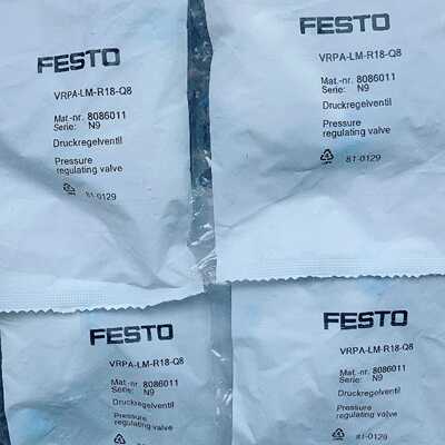 售前询价全新原装正品FESTO 8086011 VRPA-LM-R18-Q8 减压阀 现货