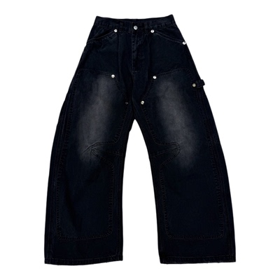 小众设计师品牌弯刀伐木裤