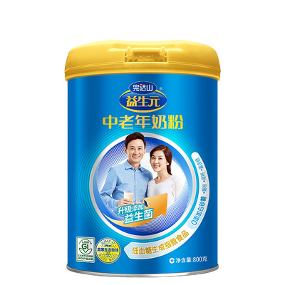 送奶粉完达山益生元中老年奶粉
