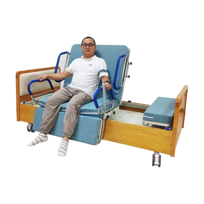 电动旋转下床三折翻身护理床家用