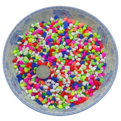 五彩石盆栽铺面多肉水培鱼缸装饰