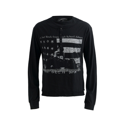 POH凉感亨利纽领假两件星棋长袖