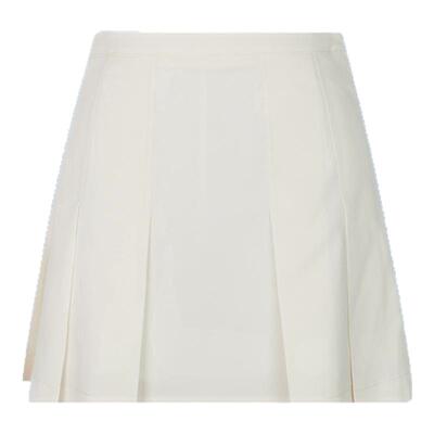 RECTO高腰经典休闲百褶A字裙