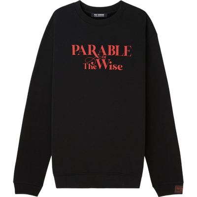 【反季特惠】Raf Simons 秋冬男女同款印花棉质平纹布卫衣