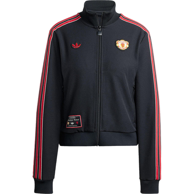 Adidas/阿迪达斯正品三叶草女士曼联足球文化夹克外套JF0360