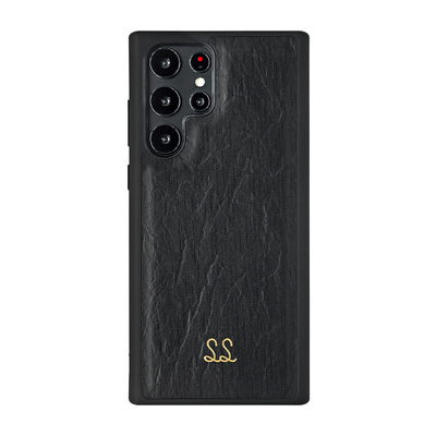 SS牛皮纸纹皮革三星手机壳