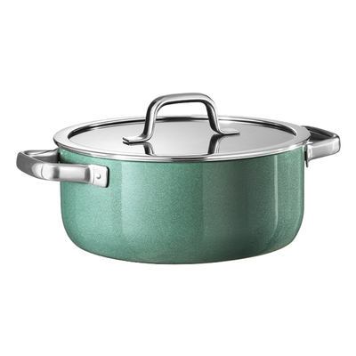 德国福腾宝WMF奈彩米进口汤锅炖锅煲汤炖煮家用珐琅锅圣诞限定色