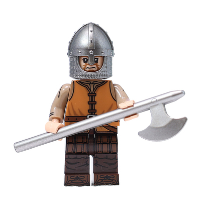 中世纪欧风骑武士兵军事积木人仔