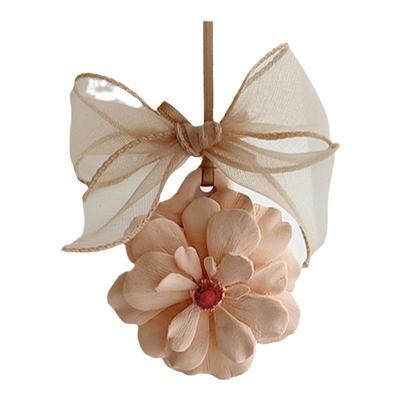 浪漫花朵车载香薰挂件后视镜挂饰车内装饰品女生车用香水伴手礼物