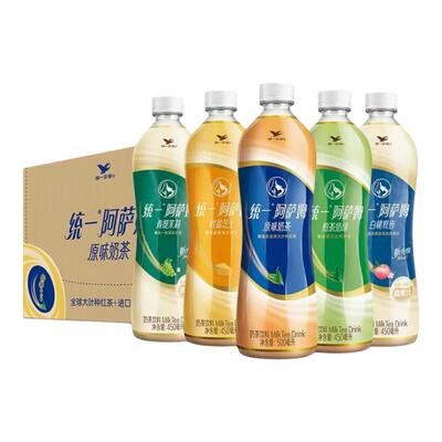 统一阿萨姆奶茶500ml*15瓶混合装