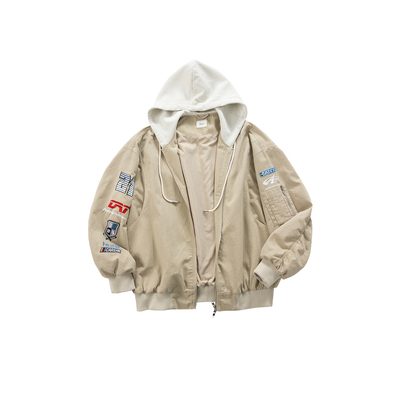 晶咕白标DADATATA 2026春季新款 【春日暖行】带帽拉链棒球外套