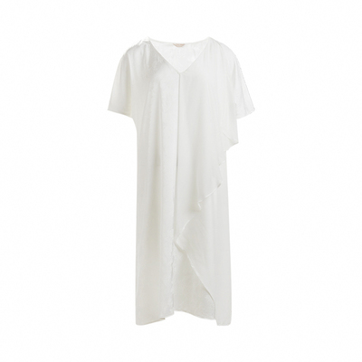 春夏薄款丝质睡裙女士短袖