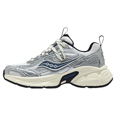 Saucony索康尼 2K CAVALRY 运动鞋 低帮跑步鞋 银白兰 S79053-7