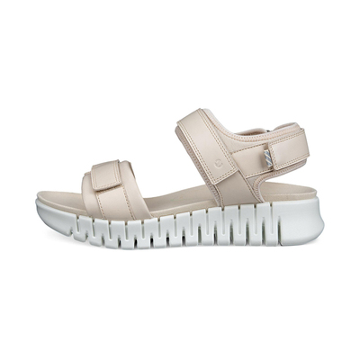 ECCO爱步女新款厚底一字带户外休闲凉鞋 简约百搭凉鞋 灵动213103