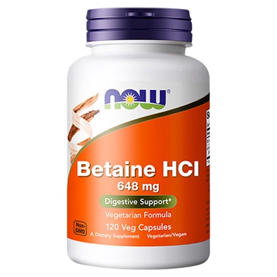 诺奥nowfoods盐酸甜菜碱120粒