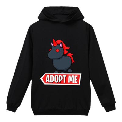 ROBLOX ADOPT ME春秋游戏图案儿童帽衫长袖卫衣童装