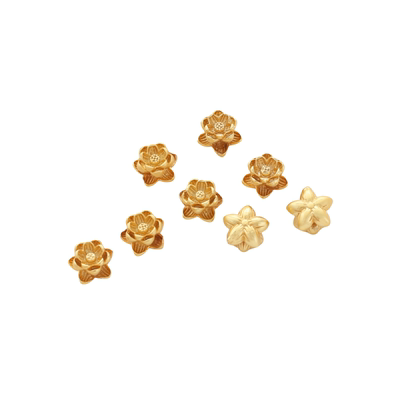 迷饰妮金属镀金保色隔珠吊坠包邮