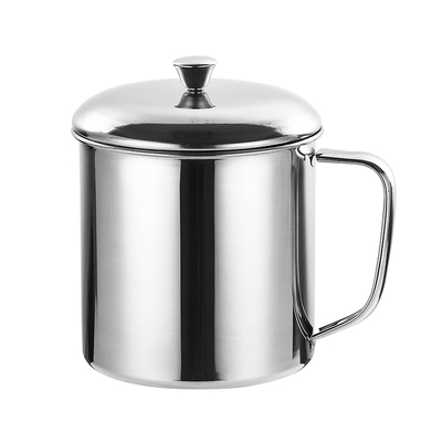 304不锈钢带手柄杯子带盖烤梨杯