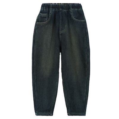 一整个高级住了双版本牛仔裤