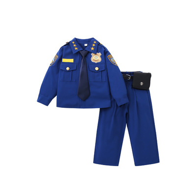 Hi！Fish男童豹子警官cos套装