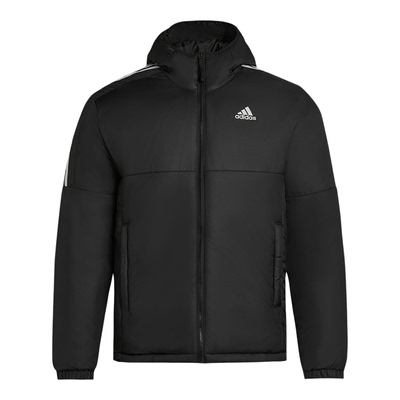 Adidas/阿迪达斯正品Essentials男士连帽日常户外棉服KF6755