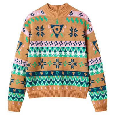 TRIP&CO提花毛衫秋冬宽松百搭