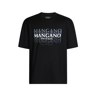 Mangano曼加龙高端男宽松短袖T恤