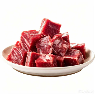 牛肉新鲜牛腩粒2斤牛腩肉生鲜牛排原切黄牛牛肋条冷冻商用食材