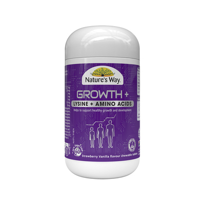 Nature's Way澳洲佳思敏骨力佳青少年赖氨酸学生钙镁锌