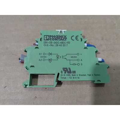 议价菲尼克斯继电器模块DEKOE24DC48DC100维修