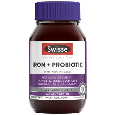 Swisse补铁片孕妇补铁补血红润瓶