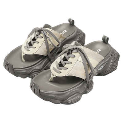 【增高5CM】运动休闲人字拖鞋