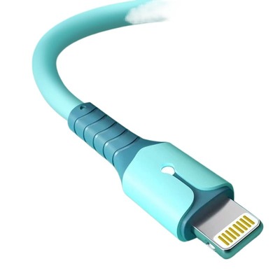 适用苹果数据线充电线1413液态硅胶iPhone13手机x12器11加长7p快充2米ipad七8Plus冲八xsmax闪充xr平板6s